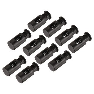 Flag Plastic Spring Stoppers for Garden Flag Stand Poles Black 15 Pack ...
