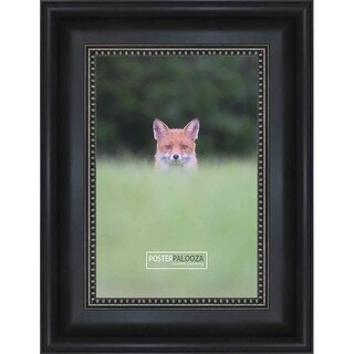 4x7 Traditional Black Complete Wood Picture Frame with UV Acrylic, Foam ...