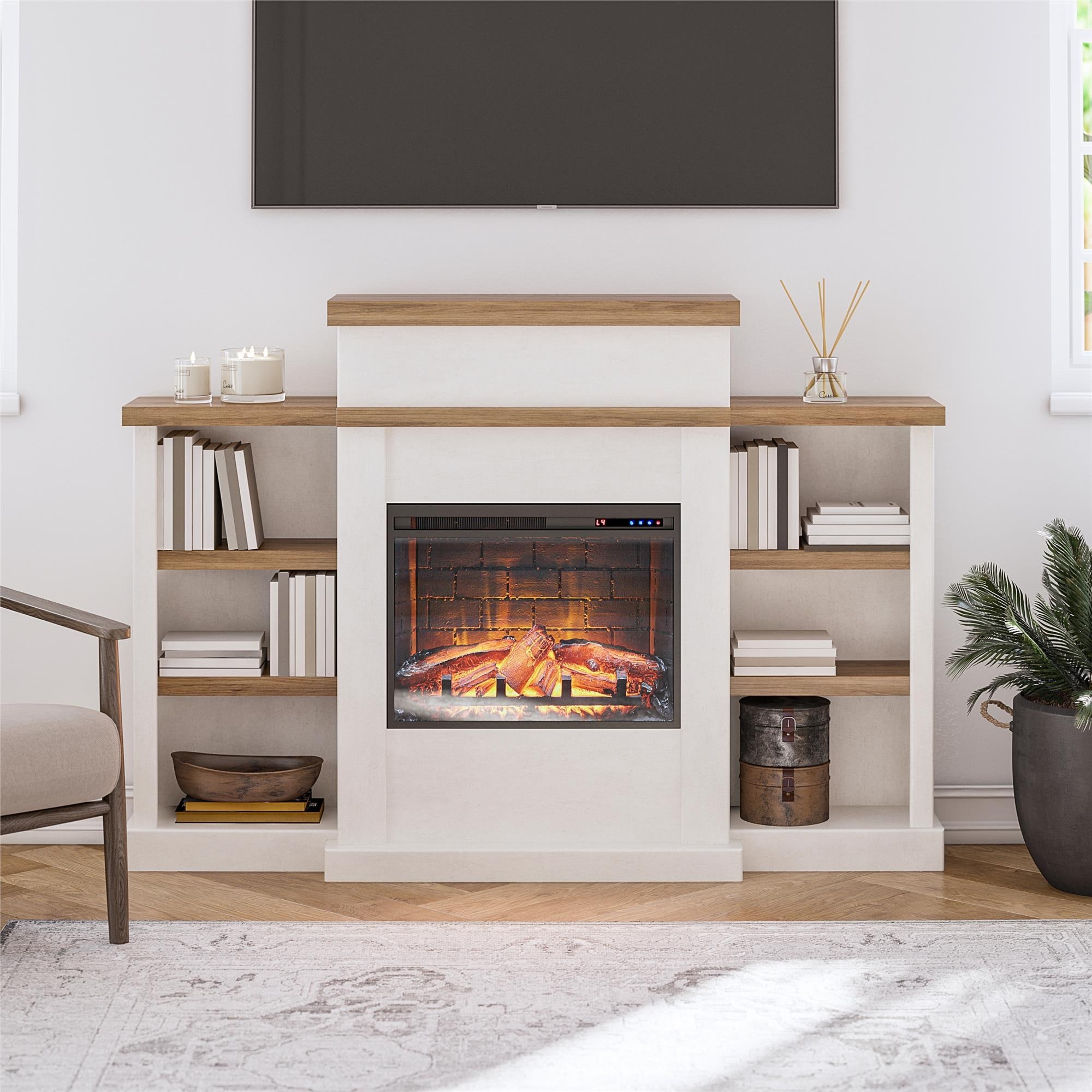 Ameriwood tv stand fireplace store