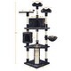 79" Cat Tree Tower, Multilevel Cat Trees Plush Covered Cat Tower with 2 ...