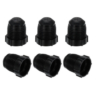 Plastic Threaded Plug, Male Thread 45 Degree SAE Flare Tube Fitting ...