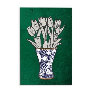 Stupell Tulip Bouquet Vase Wall Plaque Art Design By Marcus Prime - Bed ...