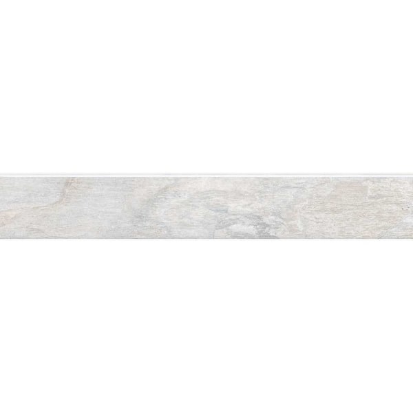 The Tile Life Wells Stone 3x24 Grey Porcelain Bullnose Wall Tile - 3 x ...