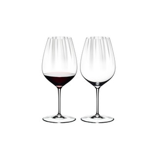 6884/0 Performance Cabernet/Merlot Wine Glass, Set of 2, Clear - Bed ...
