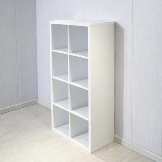 8-Cube Organizer Storage Opened Back Shelves Bookcase Book Shleves ...