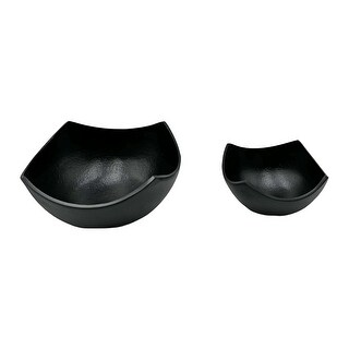 Set of 2 Decorative Handmade Aluminum Modern Bowl - Set of 2 - Bed Bath ...