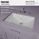 Karran Valera 21" Rectangular Undermount Vitreous China Bathroom Sink ...