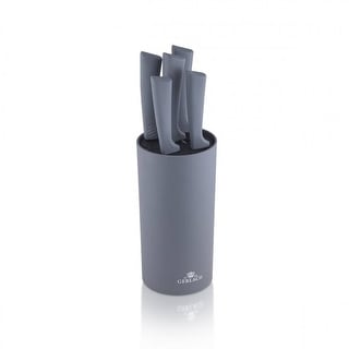 GREY Knife set in a block - Bed Bath & Beyond - 32336954