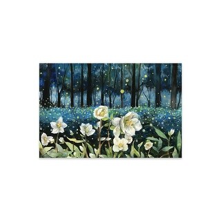 Fireflies Print On Acrylic Glass by Violetta Boyadzhieva - Bed Bath ...