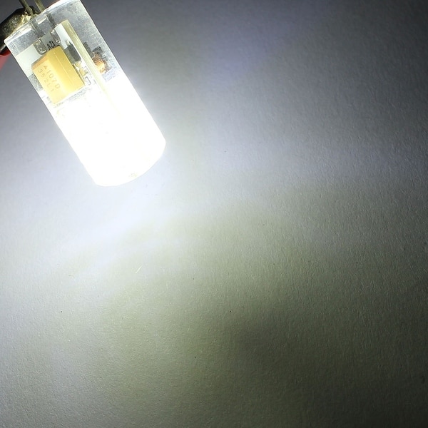 AC/DC12V G4 3W Cool White 48 LEDs SMD3014 Energy Saving Silicone Corn ...