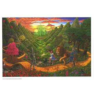 ''Wizard of Oz'' by Tom Masse Fantasy Art Print (22 x 32 in.) - Bed ...