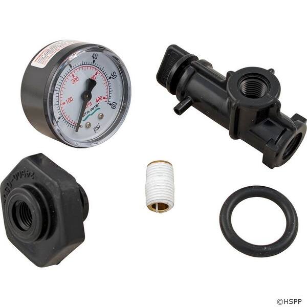 Pressure Gauge Assembly, Pentair, System 3, 1/4"mpt, 0-60psi, Back MT ...