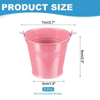 galvanized bucket sizes