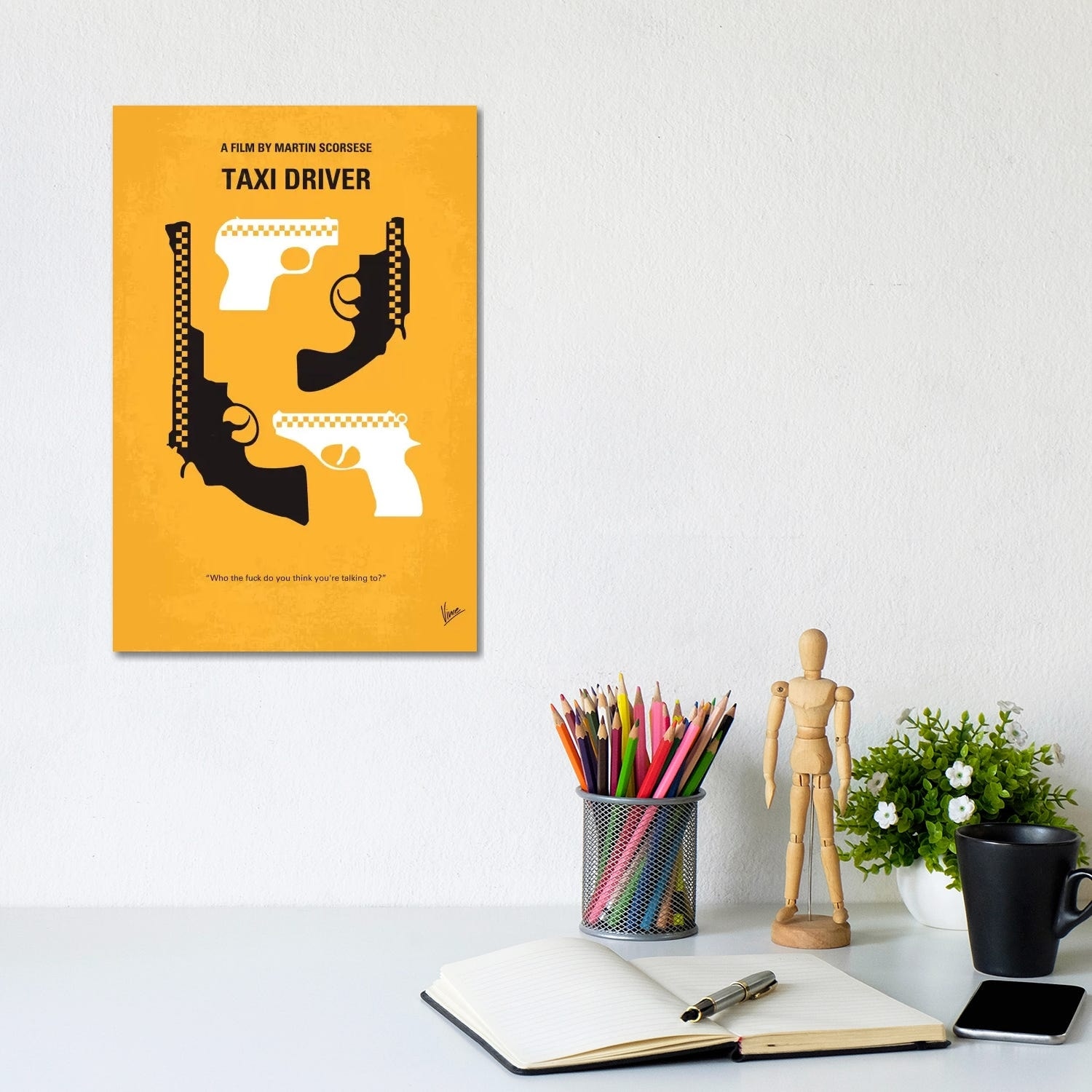 Taxi Driver Poster Guns