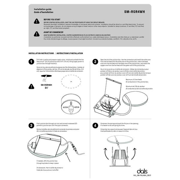 DALS Lighting 4 Inch Smart RGB and CCT Regressed Recessed Light - 4 Inch - Bed Bath & Beyond ...