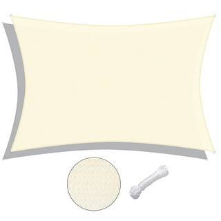 8' x 12' Rectangle Sun Shade Sail/ Off White - Bed Bath & Beyond - 35848668