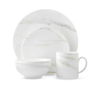 Vera Wang Venato Imperial Dinnerware Set, 4 Pieces - Bed Bath & Beyond ...