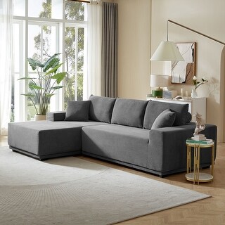 Minimalist Modular Sectional Sofa Set Upholstered L-Shape Sofa - Bed Bath & Beyond - 40527538