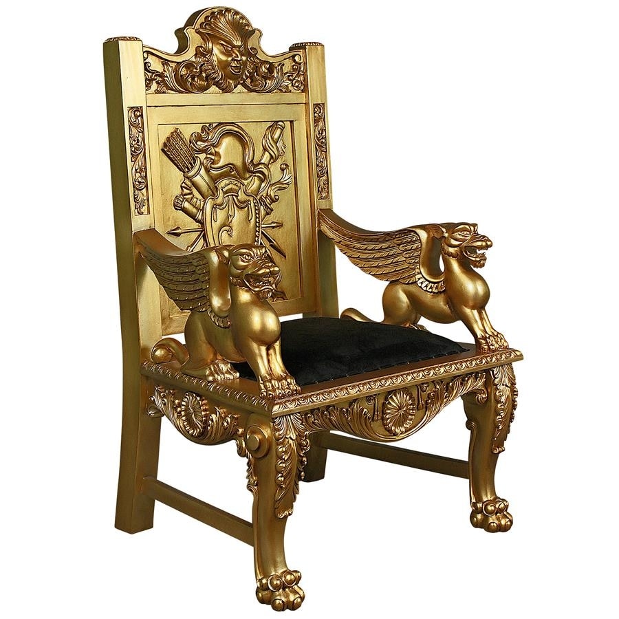 gold throne