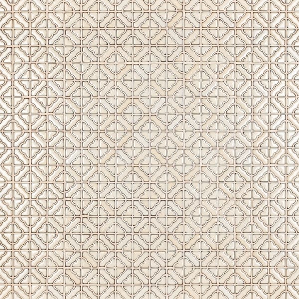 Merola Tile Tower Beige 12" x 12" Porcelain Mosaic Tile - On Sale - Bed ...