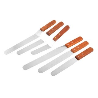 Kitchen Cake Cream Spread Decor Scraper Pastry Spatula Baking Tools Set 6 in 1 - Bed Bath ...