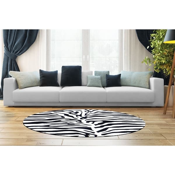 HERAT ORIENTAL Handmade Tibetan Zebra Wool Rug Collection - On Sale ...