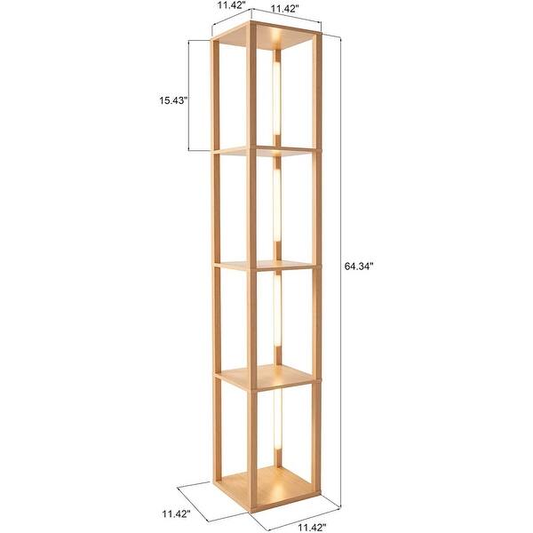 FENLO Fancy LED Display Shelf With 3 Dimmable Settings Modern - Bed ...