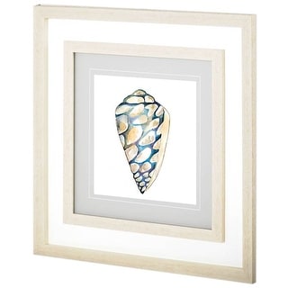 Aquarelle Shells III Framed Art Print - Bed Bath & Beyond - 39192097