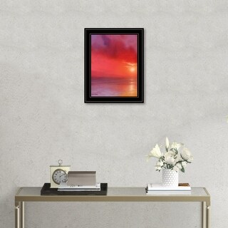 Wall decor hang framed print multicolor black frame paper wall art ...