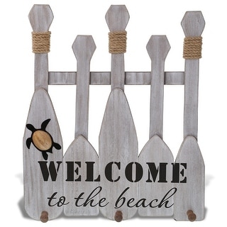 CoTa Global Coastal Welcome Sign Hanger - Nautical Themed Home Decor ...
