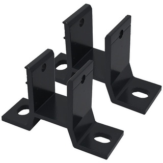 ALEKO Lot of 2 Wall Brackets for Retractable Half Cassette Awnings Dark ...