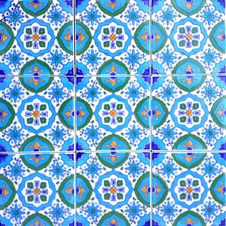 5 Sq. Ft. (45 tiles) Backsplash Design 4x4 Pool Kitchen Bathroom Wall ...