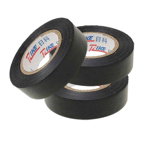 Black Adhesive PVC Plastic Electrical Safety Tape Frjer 3pcs - Bed Bath ...