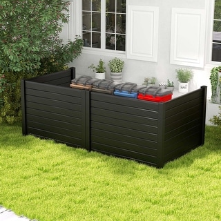 4 Panels Privacy Fence Outdoor Raised Bed Air Conditioner Fence - 4 ...