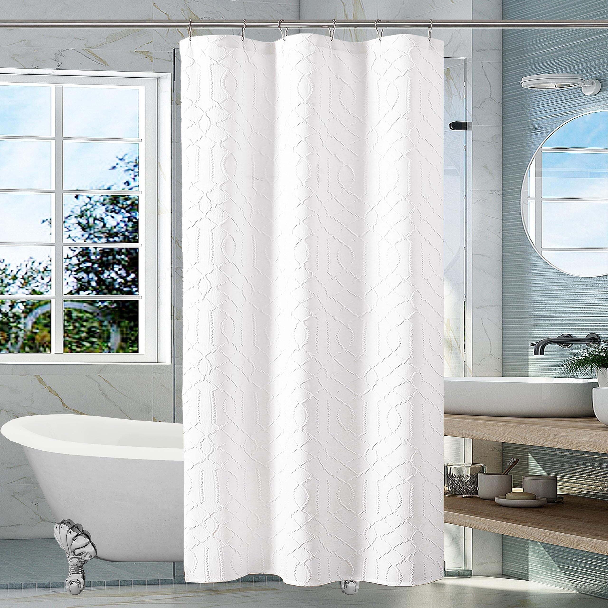 36 inch fabric shower curtain store