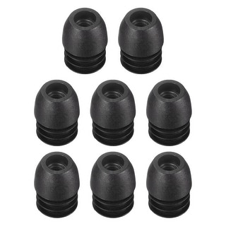 Threaded Tube Inserts with Thread, Black Plastic Chair Leg Plug ...
