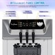 Commercial 2+1 Flavor Soft Ice Cream Machine, 5.8-8 Gal/H, 2200W ...