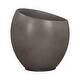 Shae 20 Inch Large Indoor Outdoor Planter, Slanted, Concrete, Modern ...