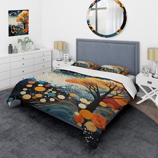 Designart "Colorful Mid Century Dynamic Duality V" Multi-Color Mid ...