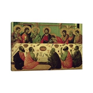 iCanvas "The Last Supper, Reverse Side Of MaestA Altarpiece, 1308-11 ...