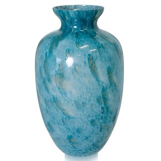Renaissance Vase - Opulent Hand Blown Artistic Blue Decorative Italian ...