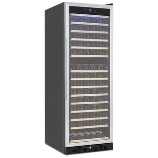 177 Bottles Wine Fridge Large Wine Cooler Refrigerator with Safety Lock ...