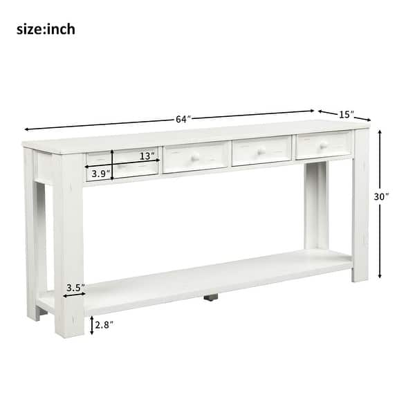 Moda Console Table for Entryway Hallway Sofa Table - Bed Bath & Beyond ...