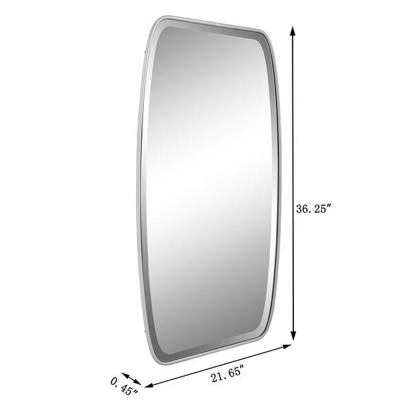 MacLuu Oval Angled Beveled Wall Mirror - Bed Bath & Beyond - 36761811