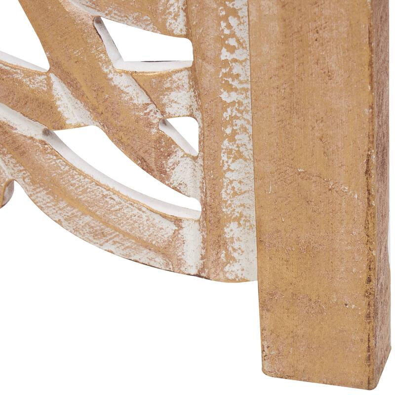 Gold Wooden Hinged Foldable Partition 4 Panel Tree Partition Room ...