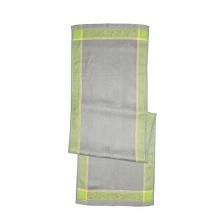 French Home Linen 20" x 68" Arboretum Table Runner - Grey and ...