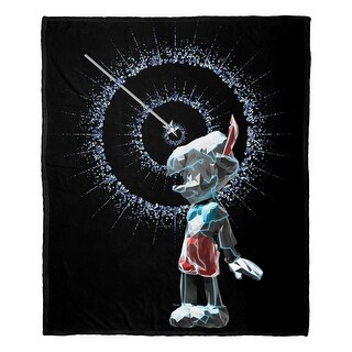 Disney D100 Crystalline Pinocchio Silk Touch Throw Blanket - Bed Bath ...