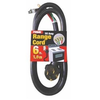 Prime Wire and Cable Cooking Range 72" 50 Amp Power Cord - Bed Bath ...