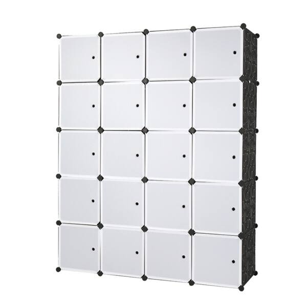 20 Cube Organizer Stackable Plastic Cube Storage Shelves Design ...