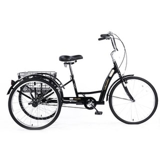 26'' European Adult Tricycles 3 Wheel W/Installation Tools with Low ...